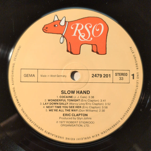 Eric Clapton – Slowhand – Amsel Platten (Onlineshop)